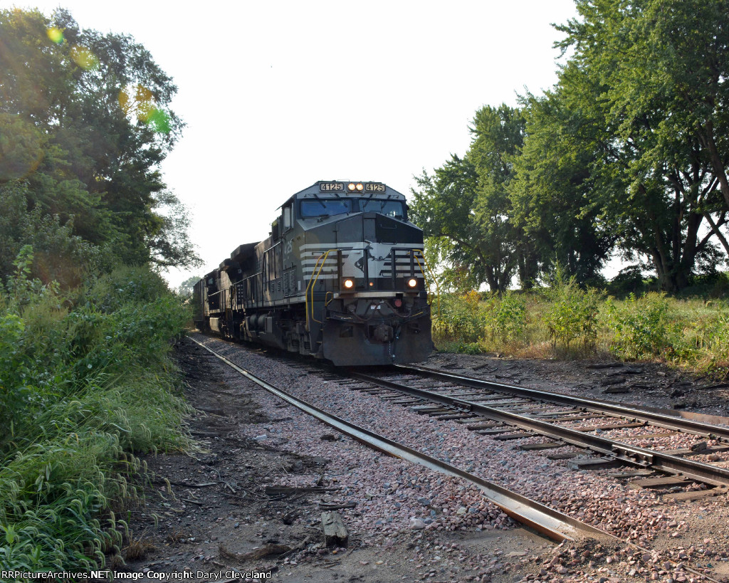 NS 4125 Empty WB Ethanol Train